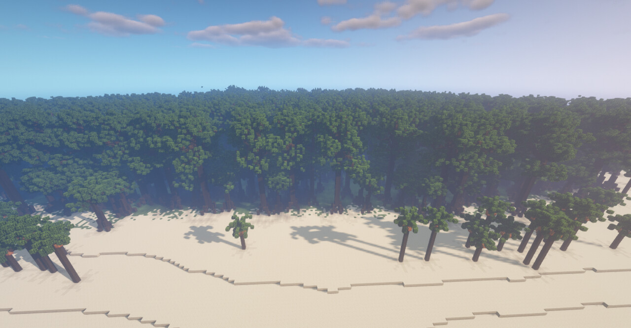 Tropical island Minecraft Map