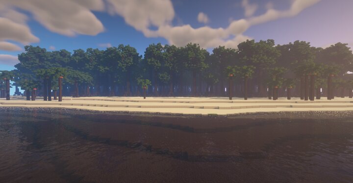 Tropical island Minecraft Map