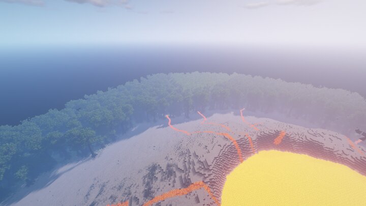 Tropical island Minecraft Map