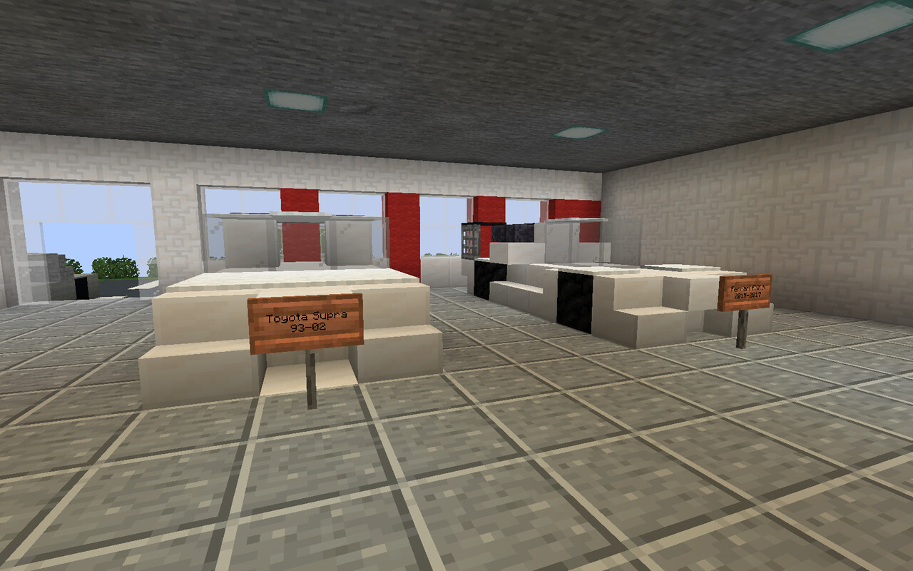Car Dealership Minecraft Map