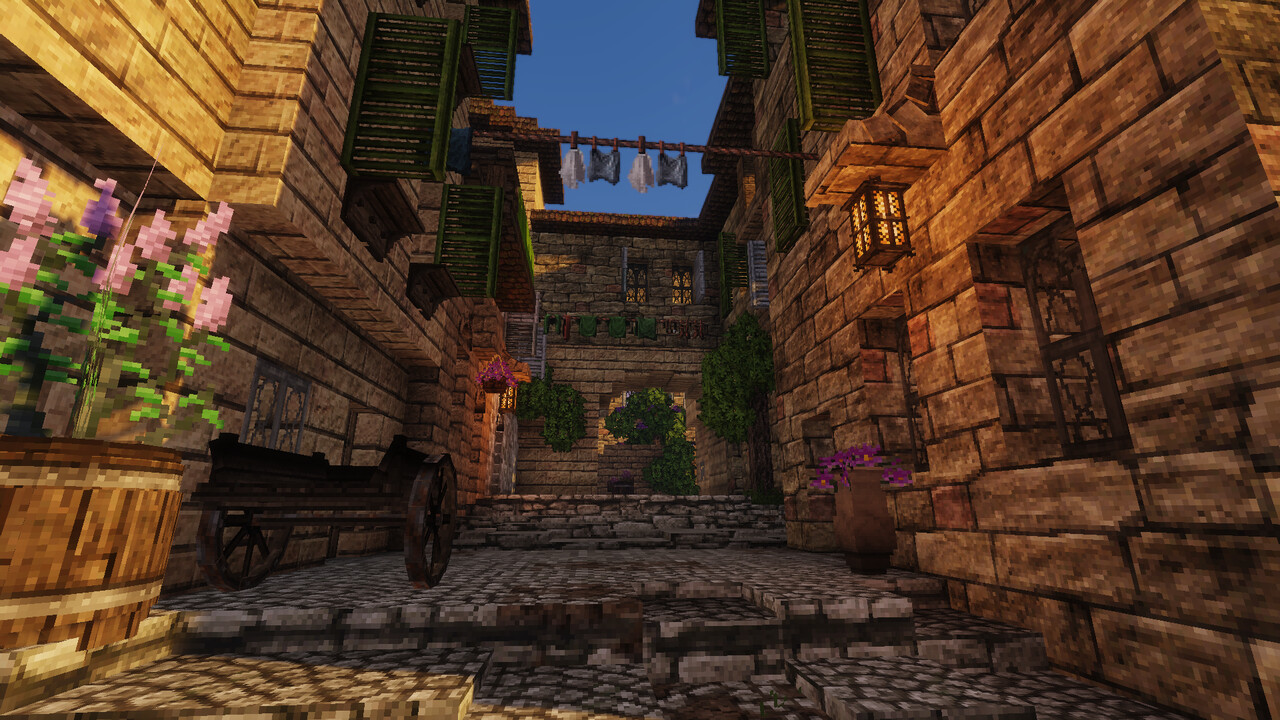 Mediterranean town street [Conquest Reforged] Minecraft Map