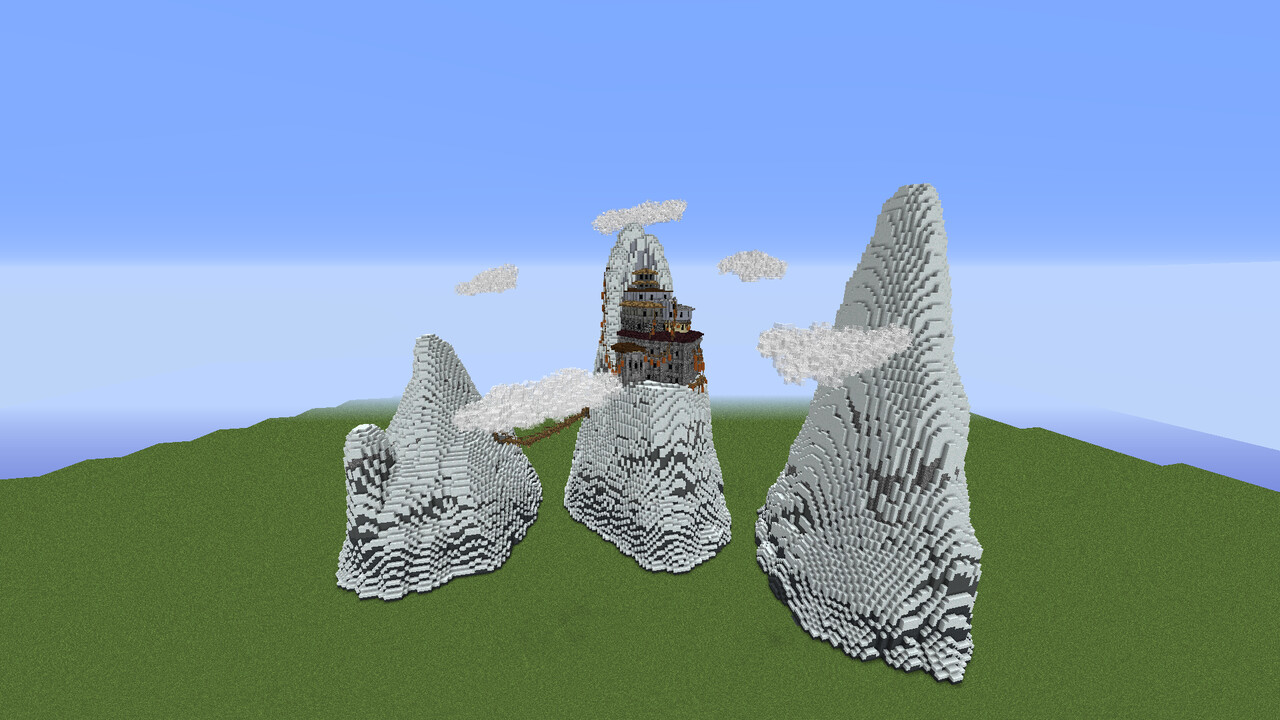 Monastery on a Mountain Minecraft Map