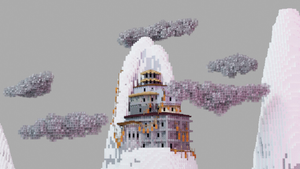 Monastery on a Mountain Minecraft Map