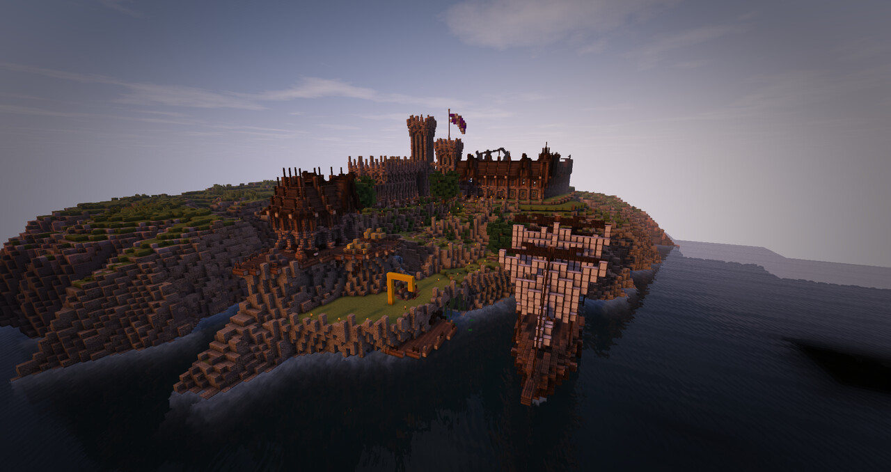 East Coast Castle Minecraft Map
