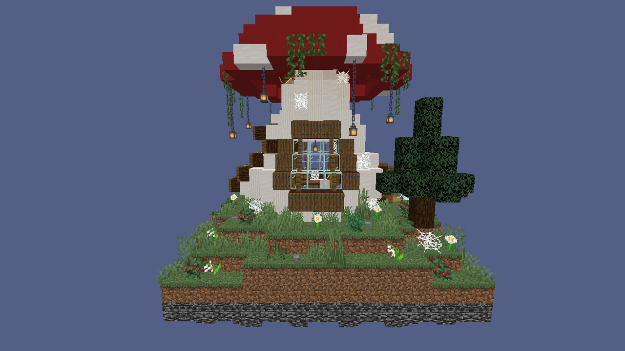 one chunk building challenge - mushroom - _ - Minecraft Map