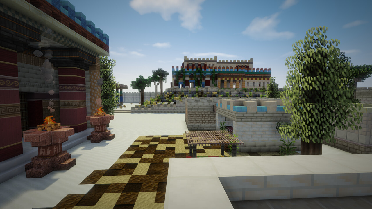 Ancient Greece Mycenae Minecraft Map