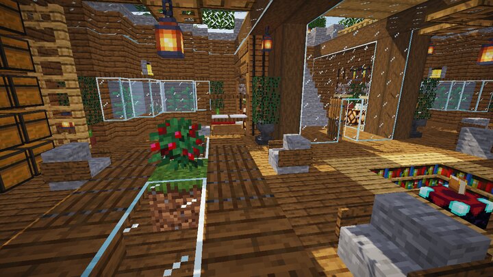 Underground base Minecraft Map