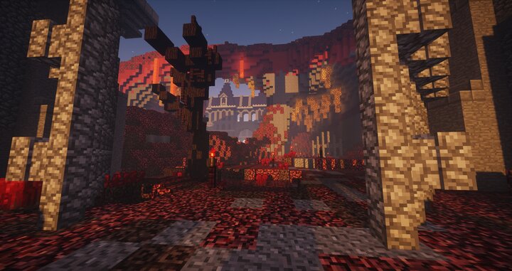 Nether spawn Minecraft Map