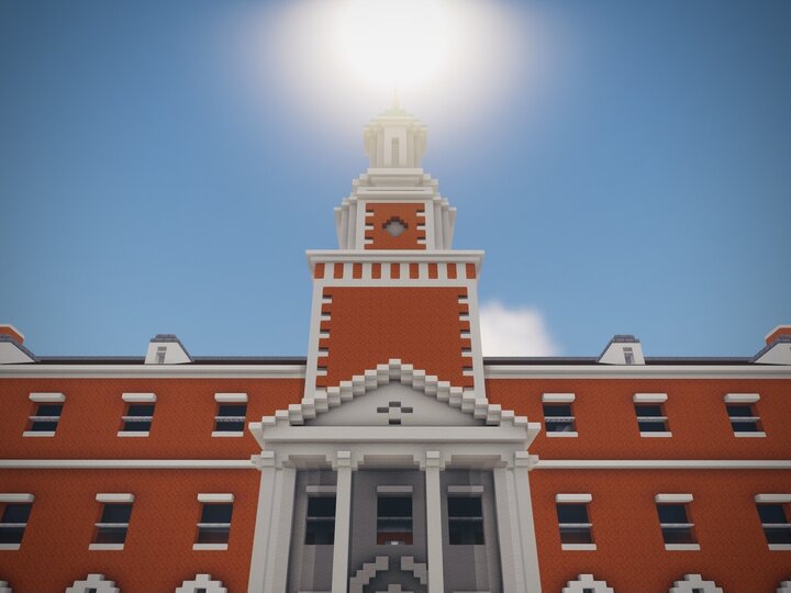 Hurley Administration Building, UNT Minecraft Map