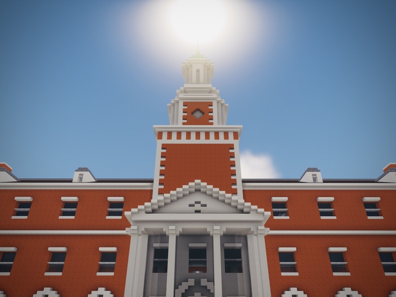 Hurley Administration Building, UNT Minecraft Map
