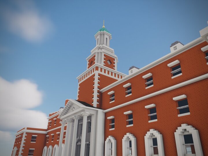 Hurley Administration Building, UNT Minecraft Map