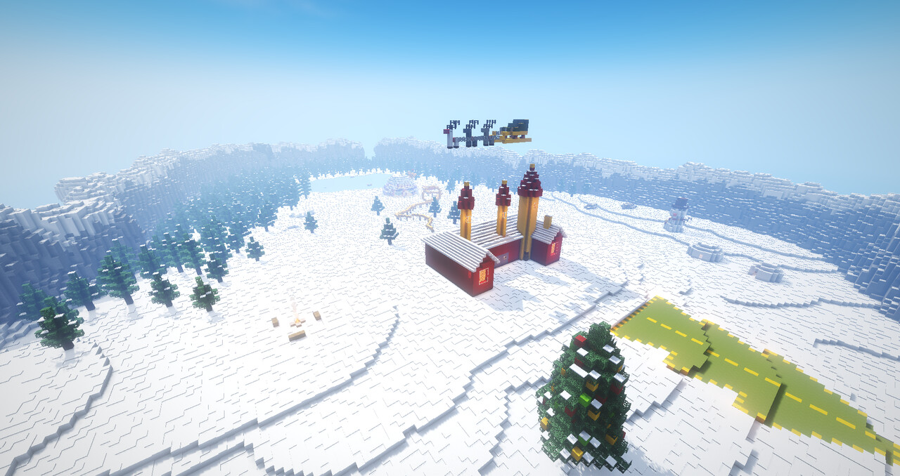 Christmas Arena Map (Free Download) Minecraft Map