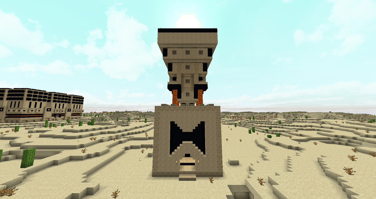The Burning Desert - "Hourglass" house Minecraft Map