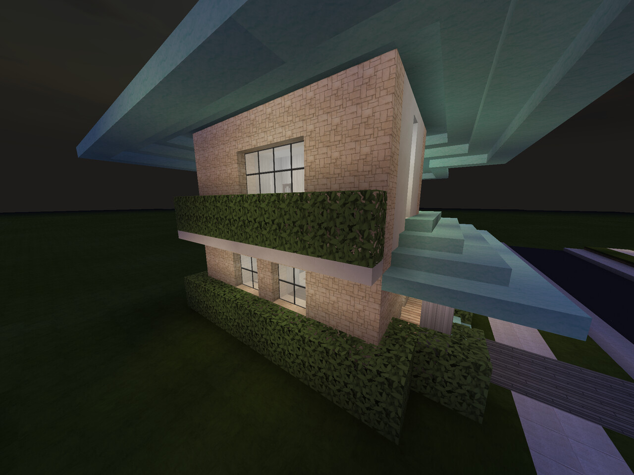 A Beginners Beach House-ish Minecraft Map