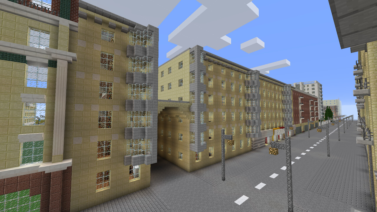 Russian/Soviet Apartment Building Minecraft Map