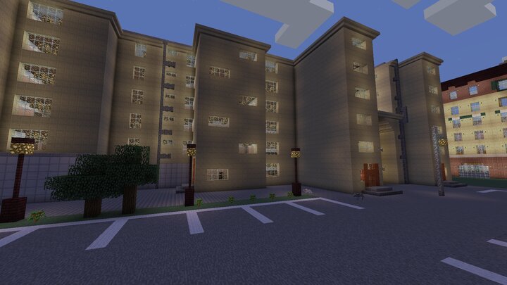 Russian/Soviet Apartment Building Minecraft Map