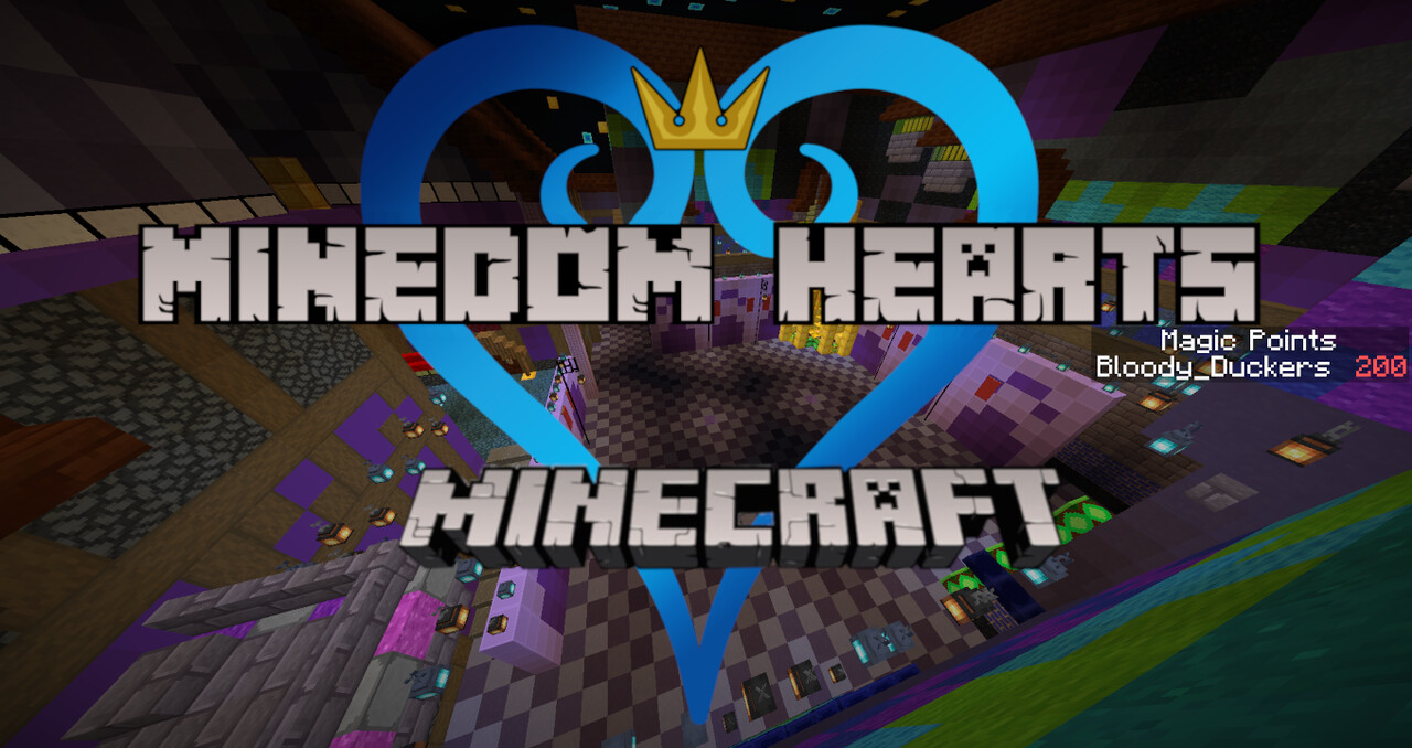 Minedom Hearts (Kingdom Hearts Adventure Map)[1.17.1] Minecraft Map