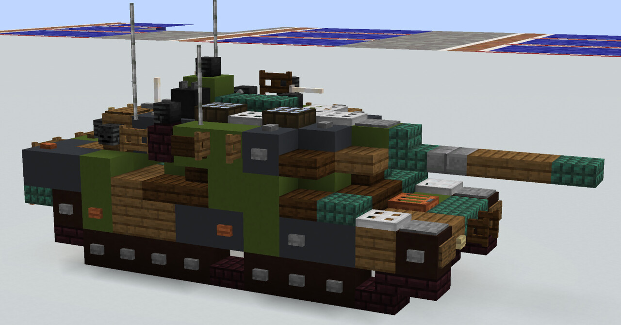 Leopard 2a6(1.5:1 scale) Minecraft Map