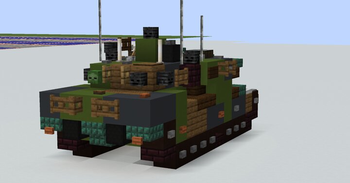 Leopard 2a6(1.5:1 scale) Minecraft Map