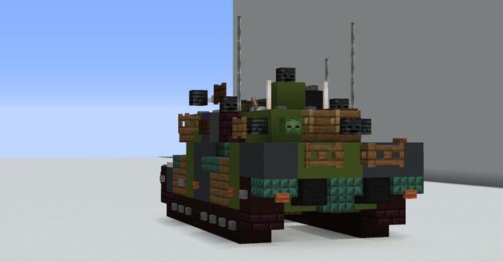 Leopard 2a6(1.5:1 scale) Minecraft Map