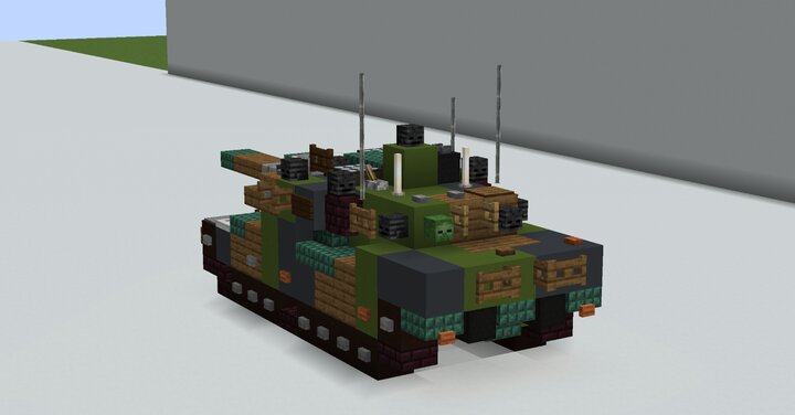 Leopard 2a6(1.5:1 scale) Minecraft Map