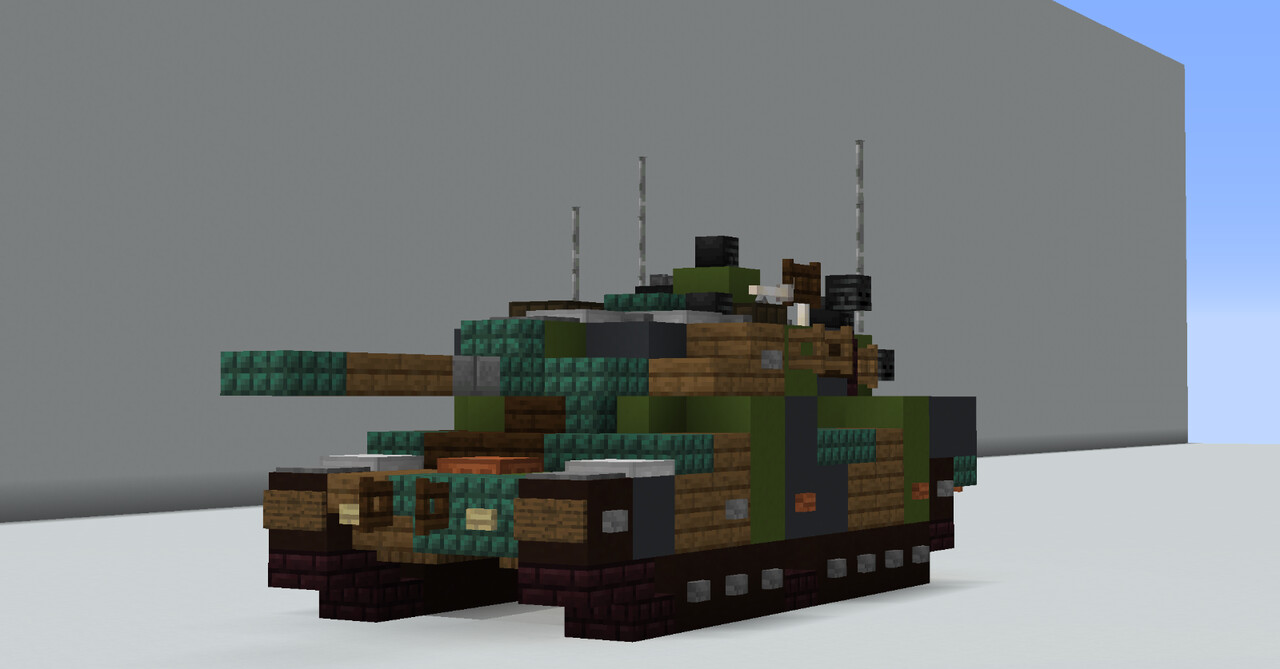 Leopard 2a6(1.5:1 scale) Minecraft Map