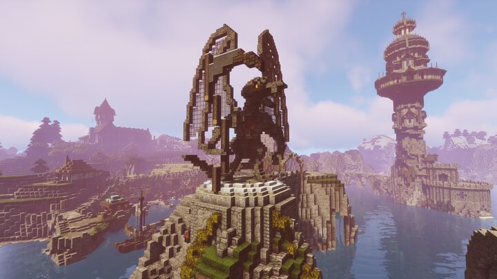 The Town of Ravenhurst Minecraft Map