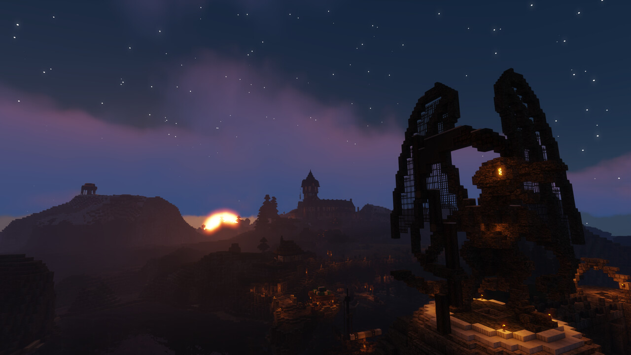 The Town of Ravenhurst Minecraft Map