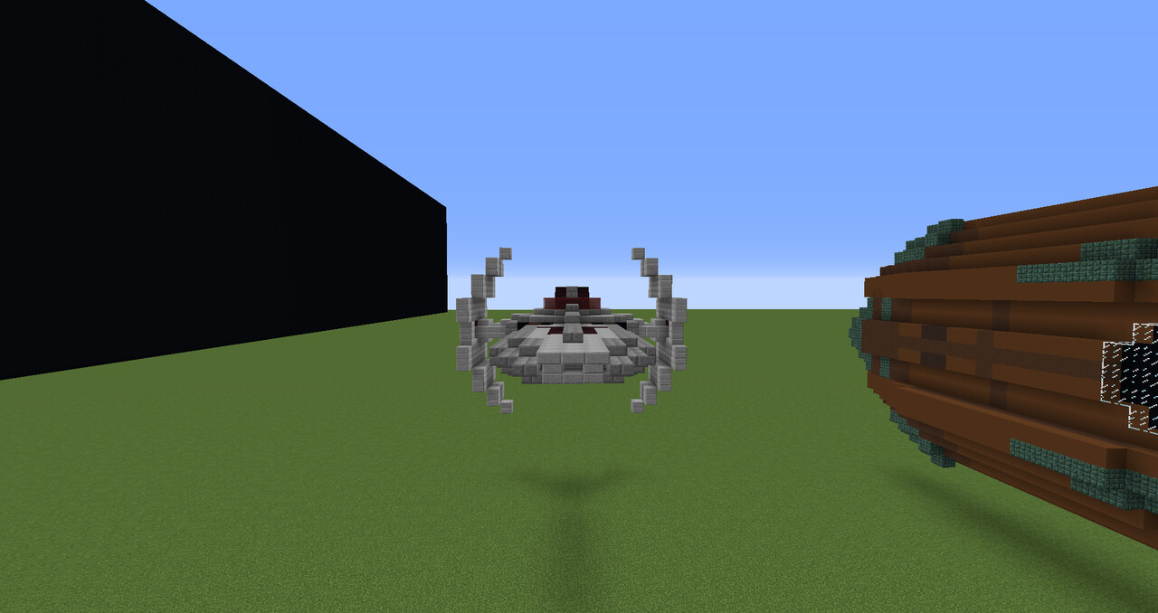 Darth Maul's ship - Scimitar | Minecraft 1.12.2 Minecraft Map