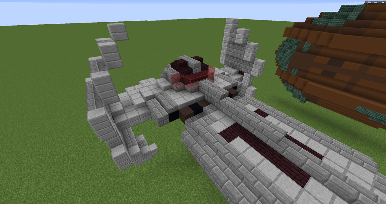 Darth Maul's ship - Scimitar | Minecraft 1.12.2 Minecraft Map