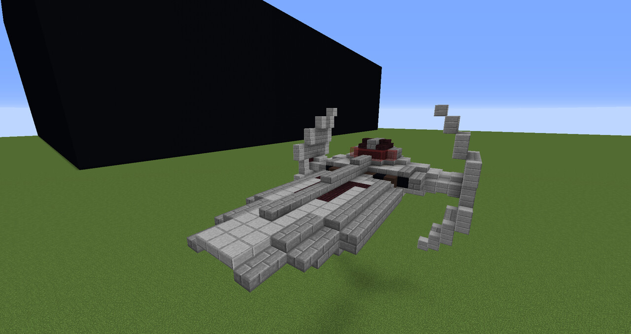 Darth Maul's ship - Scimitar | Minecraft 1.12.2 Minecraft Map