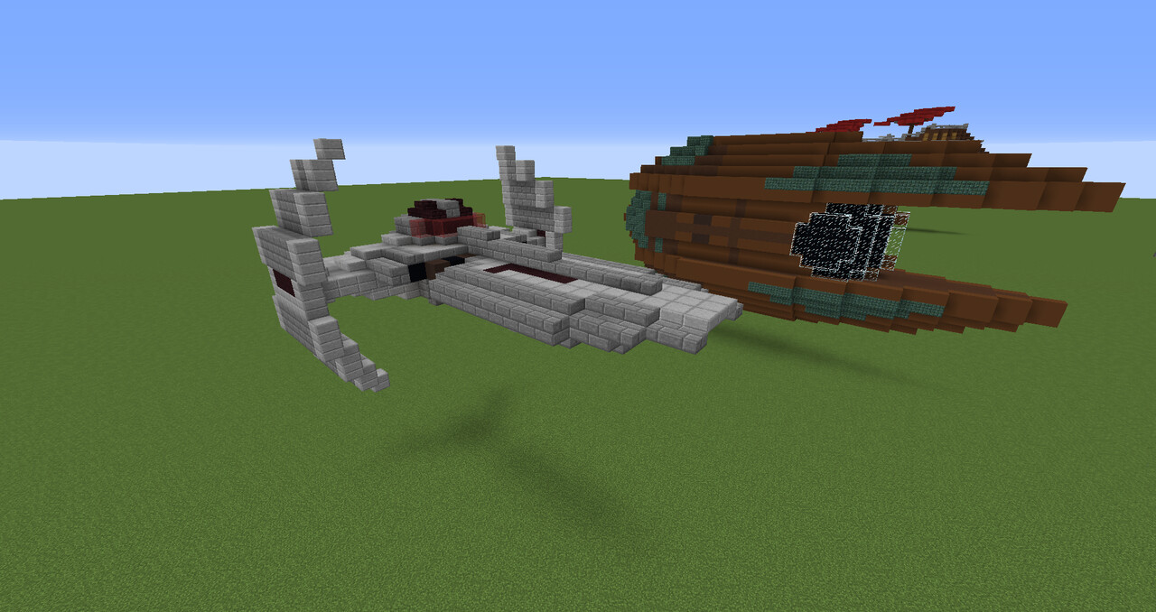 Darth Maul's ship - Scimitar | Minecraft 1.12.2 Minecraft Map