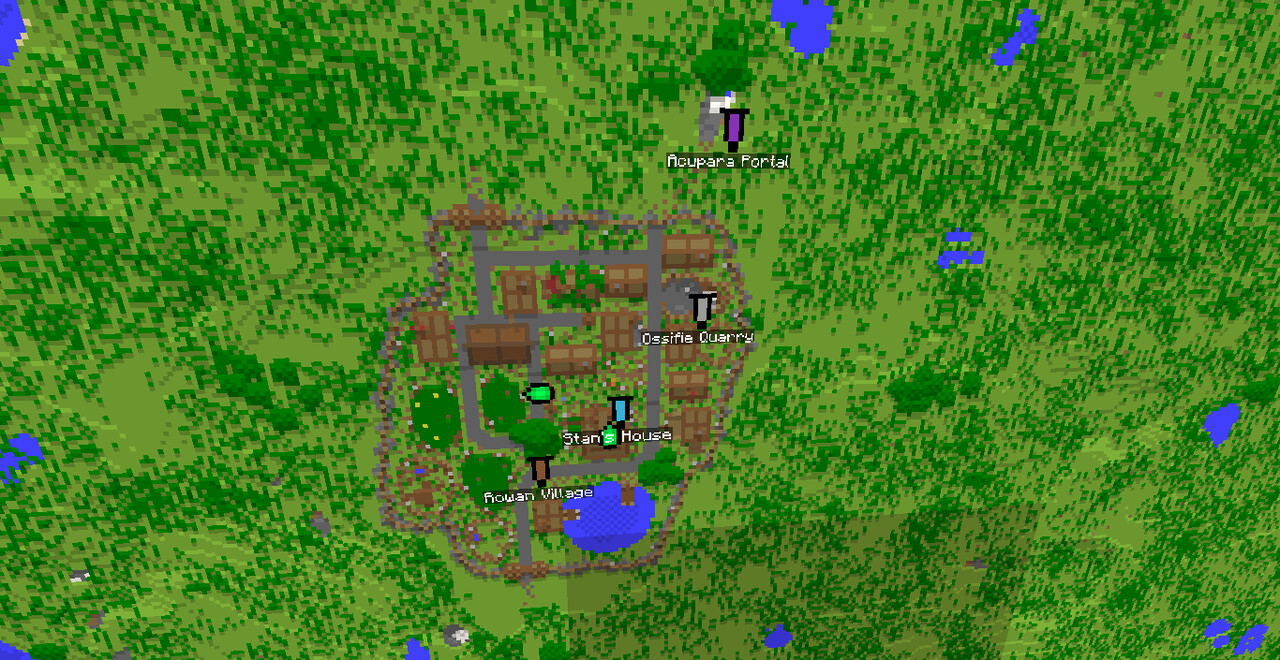 Rowan Village Minecraft Map
