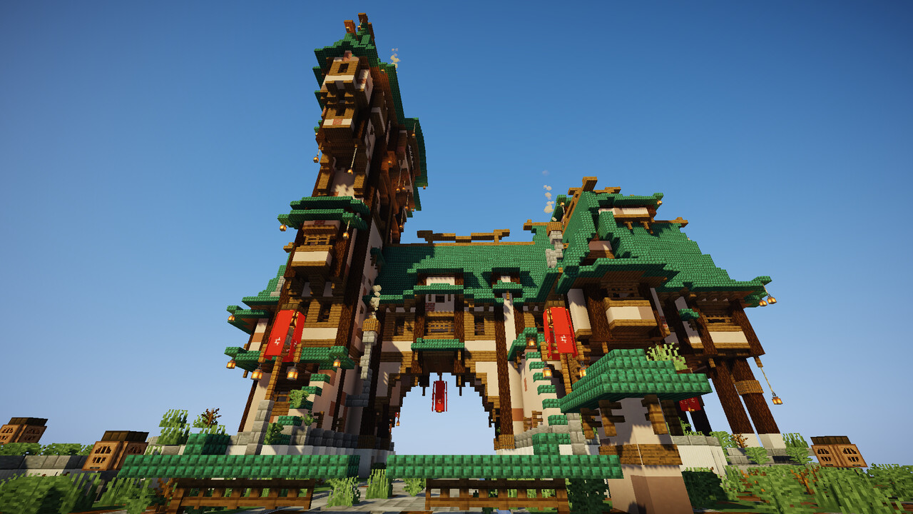 Japanese Medieval Fantasy 1 Minecraft Map