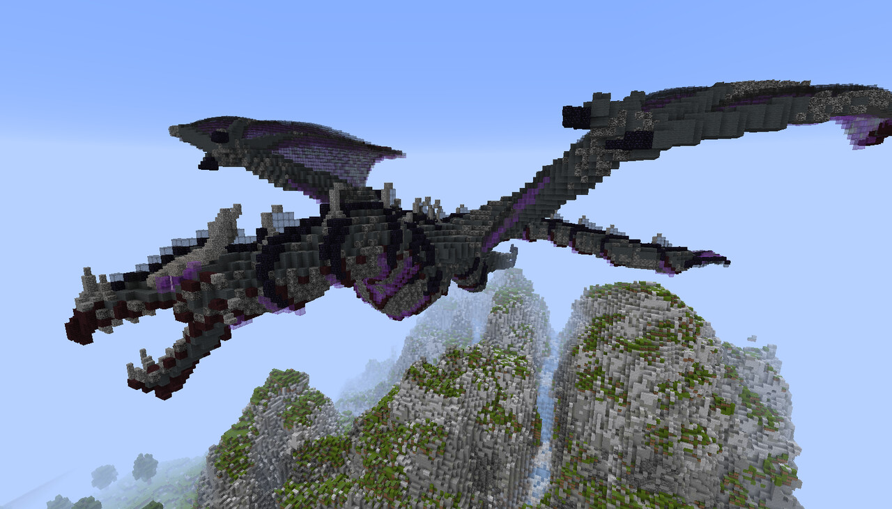 Great Black Dragon Minecraft Map