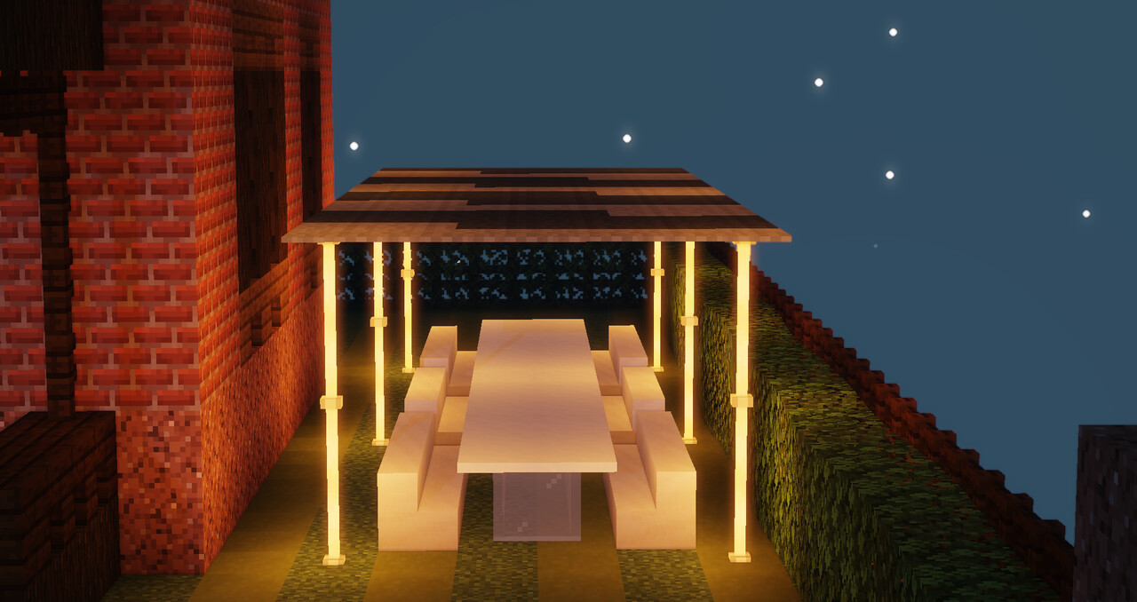 Modernized 18th century brick house Minecraft Map