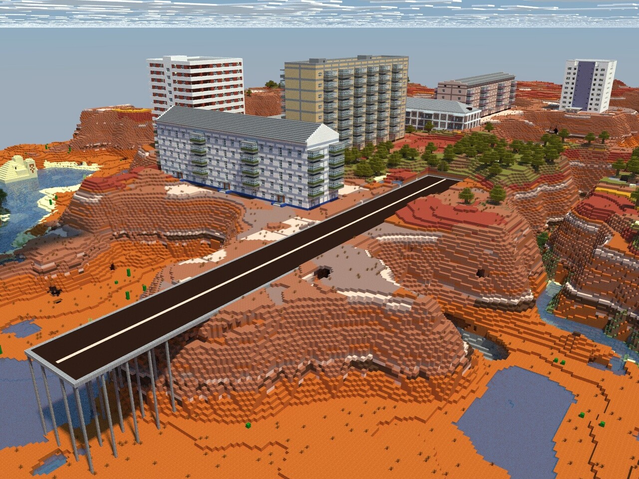 5 airports Minecraft Map