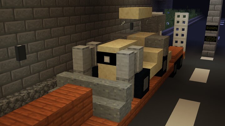 Truck With a Bulldozer Minecraft Map
