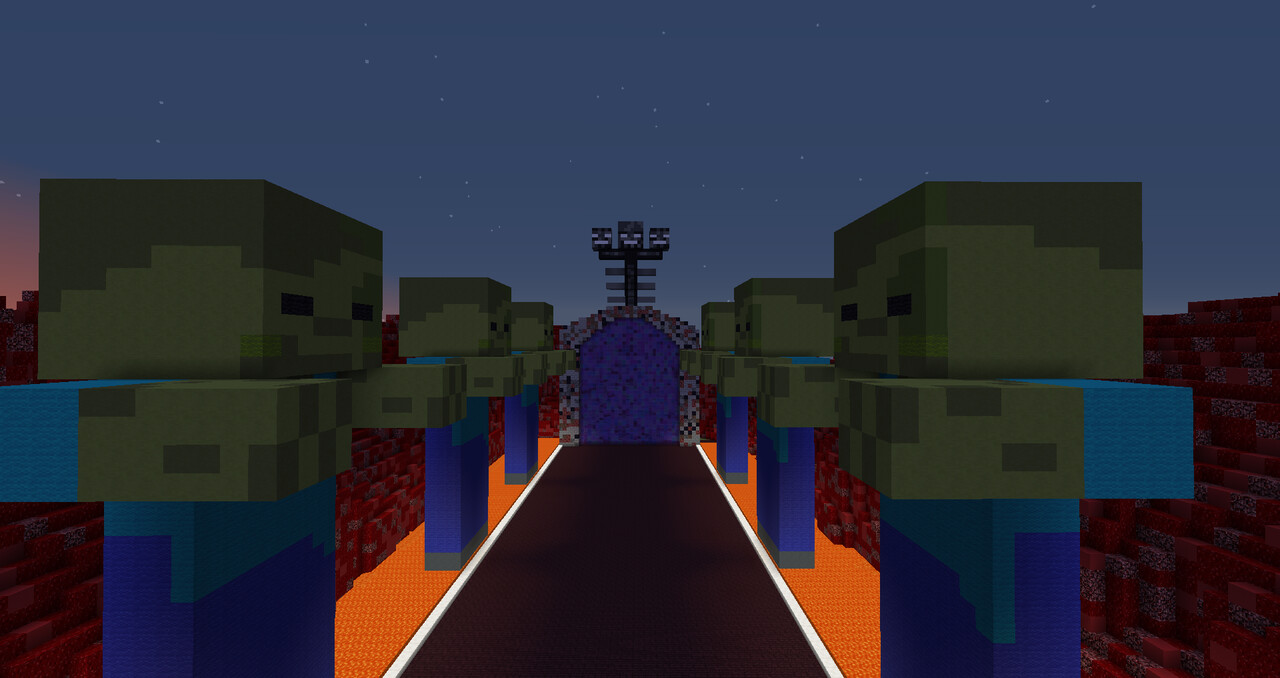 ("Nether Portal") - The HELL Door - AlexGamer852 Minecraft Map