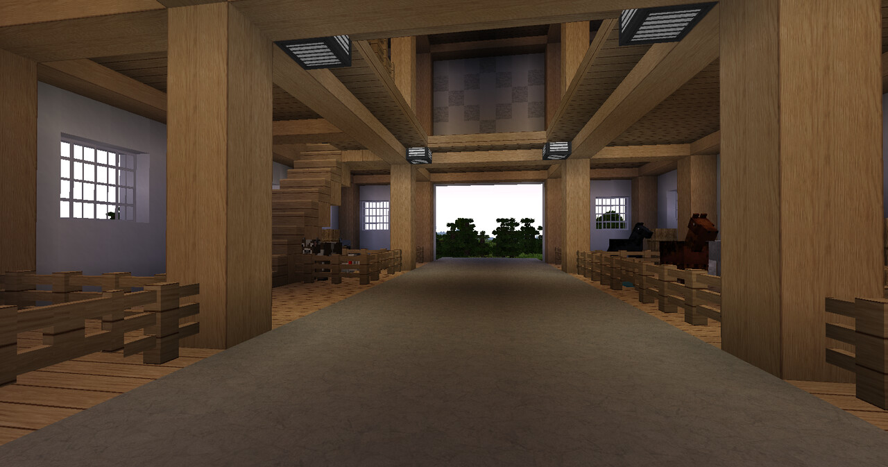 Country House and Farm buildings Minecraft Map