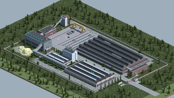 [ORDER] Soviet Concrete Factory Minecraft Map