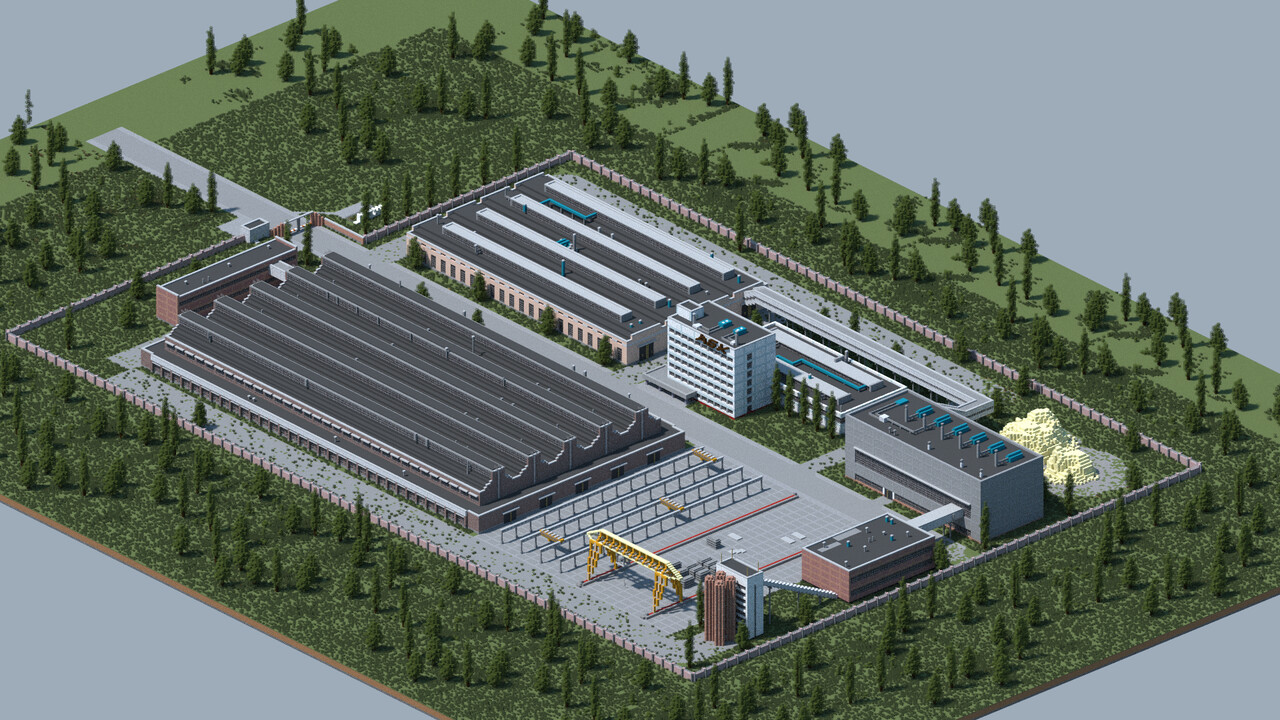 [ORDER] Soviet Concrete Factory Minecraft Map