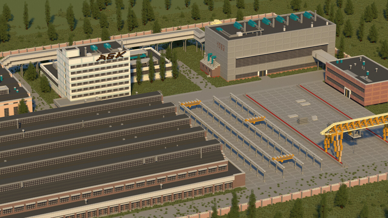 [ORDER] Soviet Concrete Factory Minecraft Map