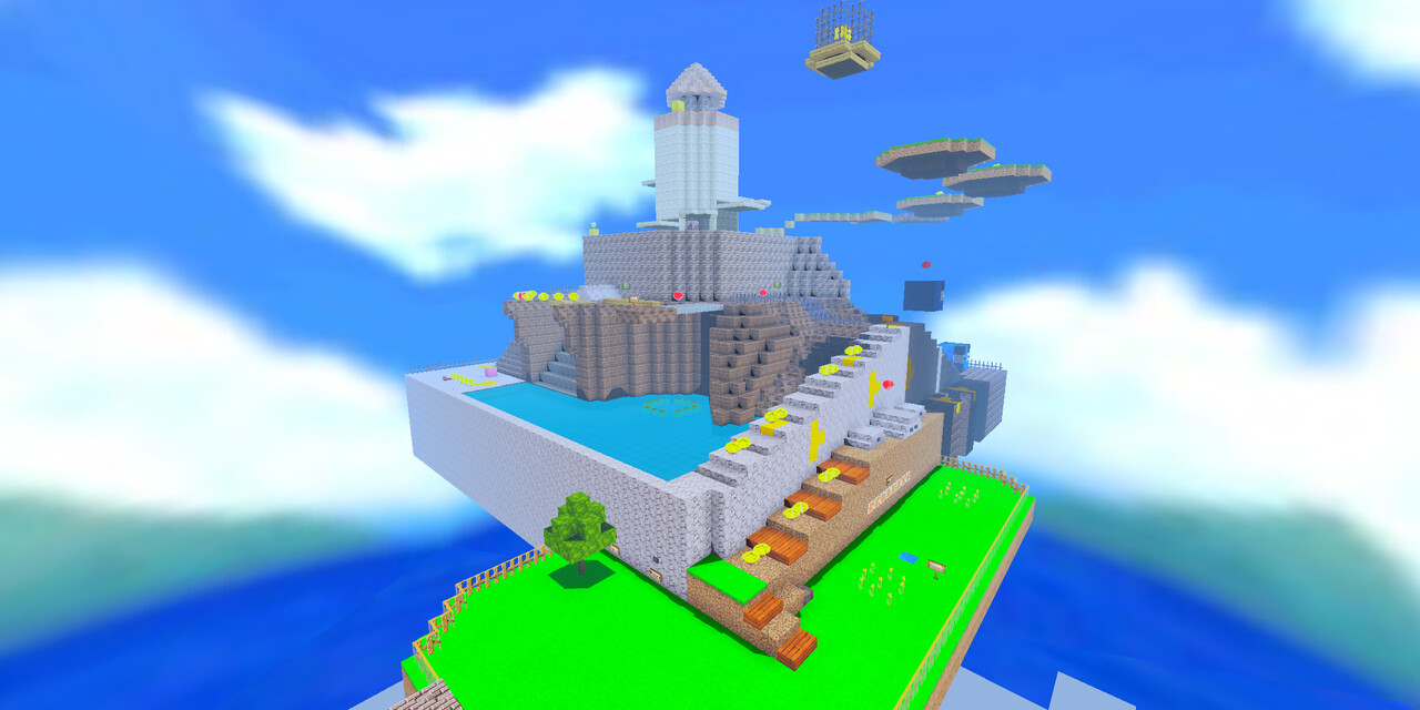 Super Mario 64 Danychu - Bedrock Edition Minecraft Map