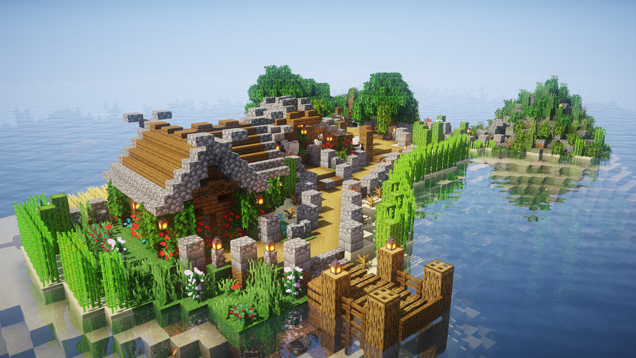 Simple Survival Island Base! Minecraft Map
