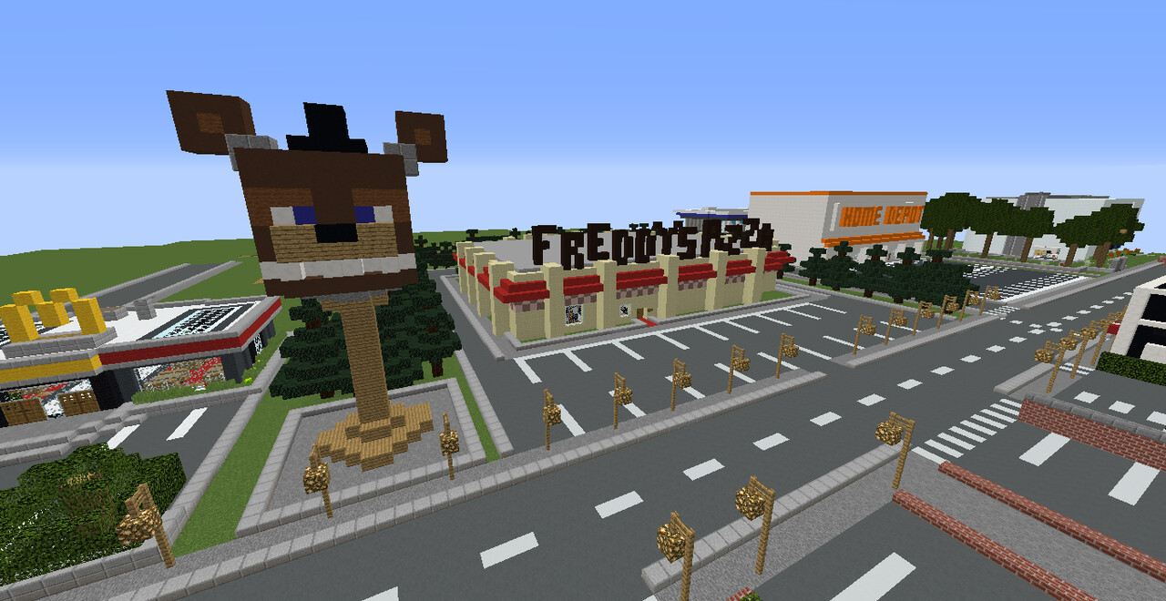 FNAF CITY Minecraft Map