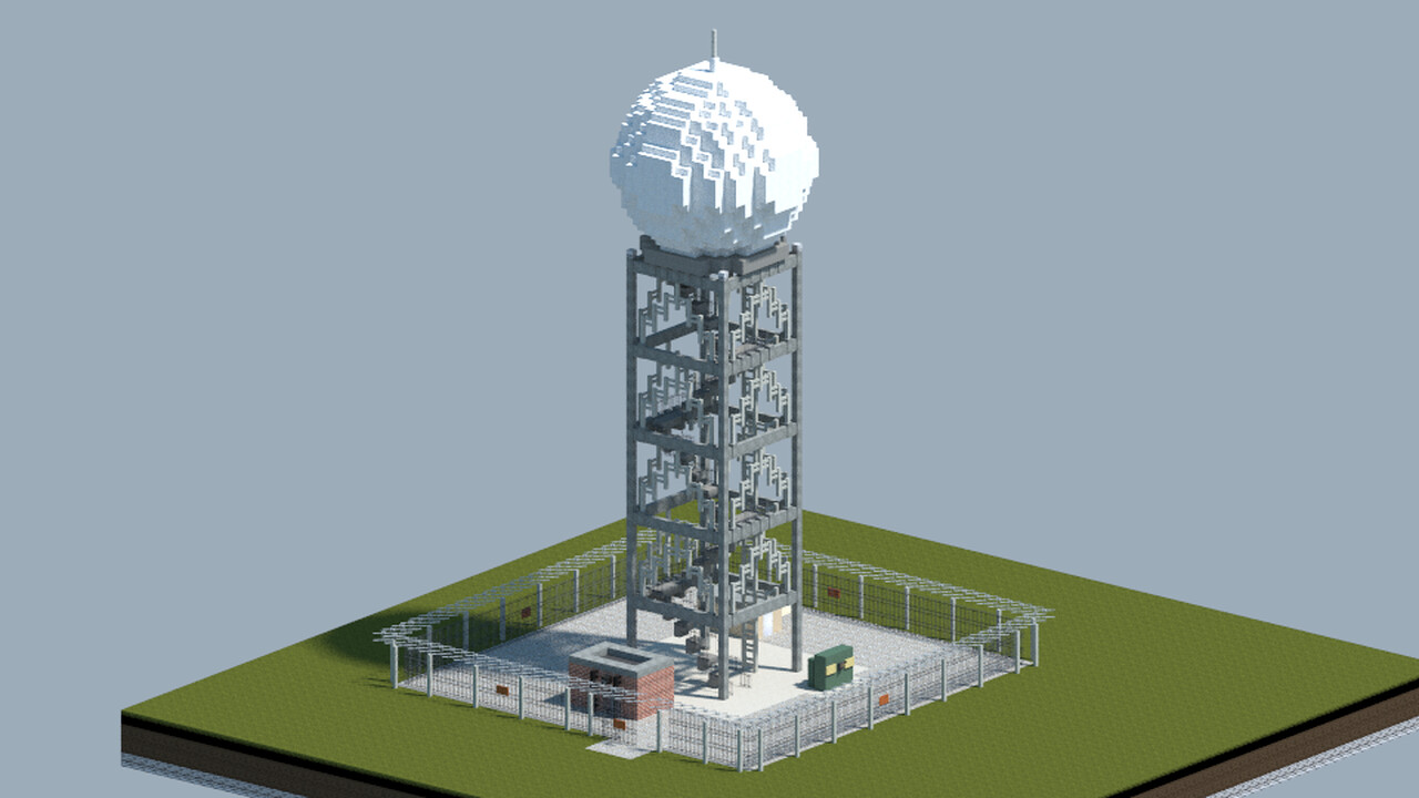 Weather radar tower [With download] Minecraft Map