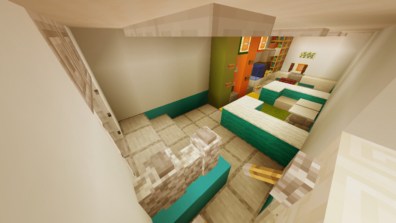 Small modern minimum security prison. Minecraft Map