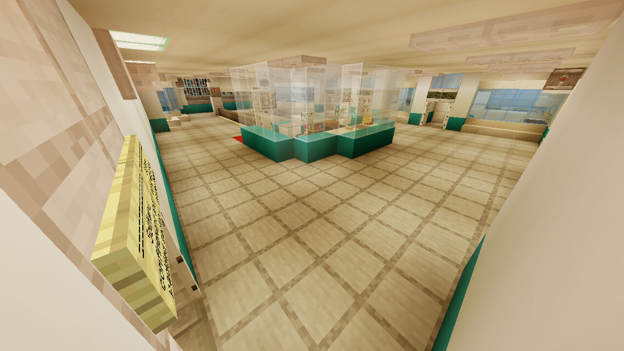 Small modern minimum security prison. Minecraft Map