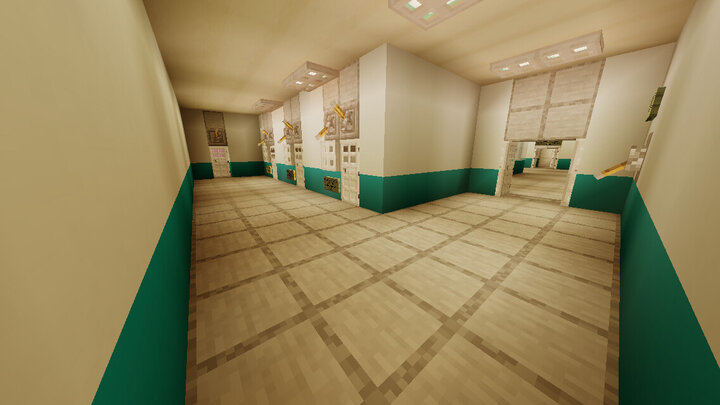 Small modern minimum security prison. Minecraft Map
